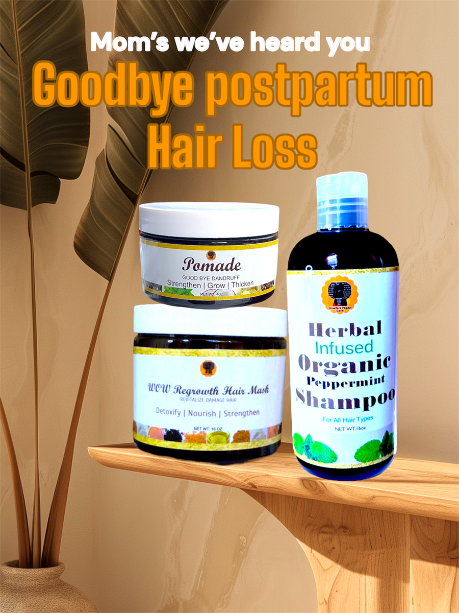 Good bye Postpartum Hair Loss – Omefa Organics